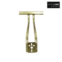 China Wholesale Styling And Hairdressing Chair Accessories Titanium Gold Footrests Foot Pads Foot Stands for sale