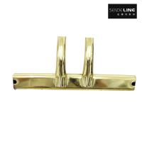 China Wholesale Styling And Hairdressing Chair Accessories Titanium Gold Footrests Foot Pads Foot Stands for sale