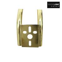 China Wholesale Styling And Hairdressing Chair Accessories Titanium Gold Footrests Foot Pads Foot Stands for sale