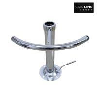 China Iron Bar Stool Accessories Customizable Colors for Enhanced Performance Bar chair base Link the foot pedal for sale