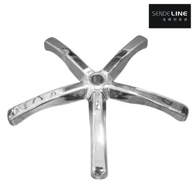 China Hight 92mm Chromium plating Iron Material Office Chair Base Replacement for Improved Work Productivity for sale