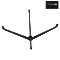 China Office Ergonomic Aluminum Alloy Office Chair Metal Base 38mm Air Spring With Center Hole 670mm Diameter for sale