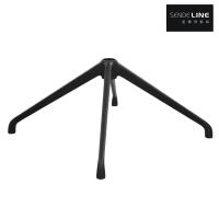 China Office Ergonomic Aluminum Alloy Office Chair Metal Base 38mm Air Spring With Center Hole 670mm Diameter for sale