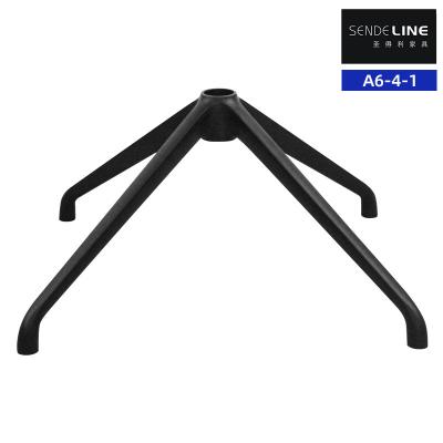 China Office Ergonomic Aluminum Alloy Office Chair Metal Base 38mm Air Spring With Center Hole 670mm Diameter for sale