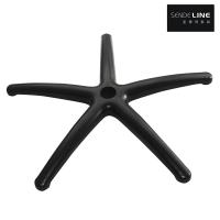 China Office Chair Base Formed By Integrated Aluminum Alloy Die-casting Technology With Black Five-star Aluminum Alloy Legs for sale