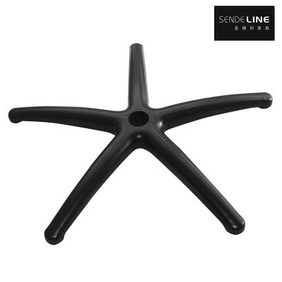 China Office Chair Base Formed By Integrated Aluminum Alloy Die-casting Technology With Black Five-star Aluminum Alloy Legs for sale