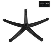 China Office Chair Base Formed By Integrated Aluminum Alloy Die-casting Technology With Black Five-star Aluminum Alloy Legs for sale