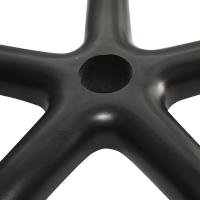 China Office Chair Base Formed By Integrated Aluminum Alloy Die-casting Technology With Black Five-star Aluminum Alloy Legs for sale