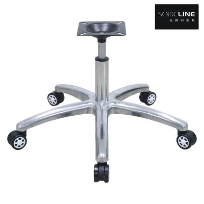 China 360° Rotatable Ergonomically Adjustable Office Chair Base Aluminum Alloy Five-star Chair Legs for sale
