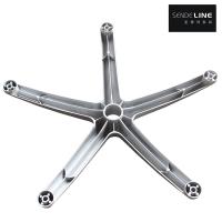 China 75mm High Office Chair Base Aluminum Alloy Five-star Legs Replacement for sale