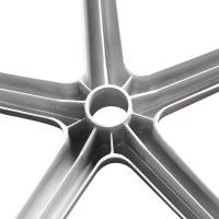 China 75mm High Office Chair Base Aluminum Alloy Five-star Legs Replacement for sale