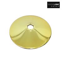 China 520/550mm Circle Beauty Salon Chair with Titanium Gold Barber Chair Base at Salon for sale