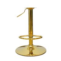 China Titanium Gold Color Adjustable Bar Stool Accessories With Pipe Welding for sale