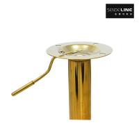 China Titanium Gold Modern Bar Chair Pedal Accessories With Adjustable Function for sale