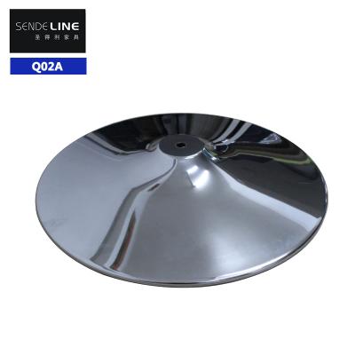 China Bar Stool Accessories With A Center Hole Of 15mm Made Of Chrome-plated Iron With Dimensions 380/400/450/500/550mm for sale