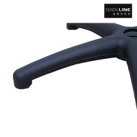 China Office Swivel Chair Accessories  Nylon Five-star Swivel Chair Legs White / Black PP Plastic Five-prong Base for sale