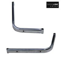 China Comfortable And Durable 360×230mm Chromium-plated Iron Office Chair Armrest Replacement for sale