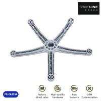 China Office Chair Swivel Base Nylon Five-star Chair Legs White / Black PP Plastic Five-prong Base for sale