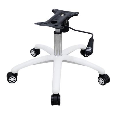 China Ergonomically Adjustable Office Chair Base White Finish And Lightweight Aluminum Material for sale