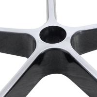 China Aluminum Alloy Office Chair Base 660mm Five-star Chair Legs Matte Black Polished Color for sale