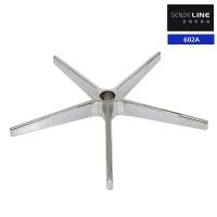 China Aluminum alloy office chair base, 60mm high polished color, 5-star chair legs for sale