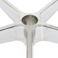 China Aluminum alloy office chair base, 60mm high polished color, 5-star chair legs for sale