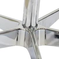 China Aluminum alloy five-star chair base, with rotating function and polished/chrome-plated for sale