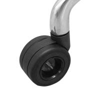 China Aluminum alloy 4-star chair legs, polished color rotating and lifting office chair base for sale
