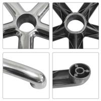 China 5-star office chair base, polished aluminum alloy die-casting integrated molding technology with a diameter of 500mm for sale