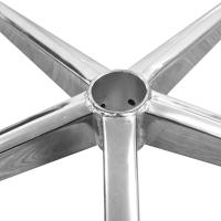 China 110mm high-speed rail welded office swivel chair base, 5-star chair legs for sale