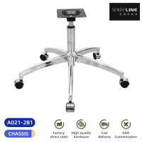 China Bifma office chair base, iron electroplated five-star feet, easy to disassemble and assemble for sale