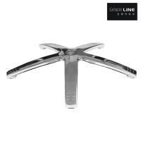 China A modern style home office swivel chair base with a diameter of 580 millimeters and electroplated five-star feet for sale