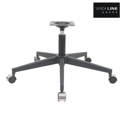 China The iron base of the office chair and the 5-star black legs of the rotating chair are perfect for your office space for sale