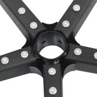 China The iron base of the office chair and the 5-star black legs of the rotating chair are perfect for your office space for sale