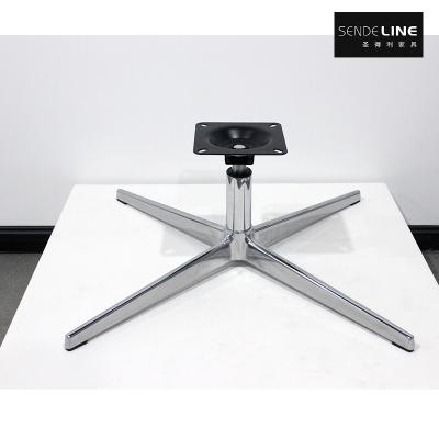 China Aluminum alloy four-star base is 340mm high and has a rotating function for sofa chairs, lounge chairs and office chairs for sale