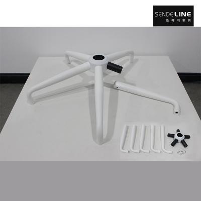China Modern white detachable office chair base, 700/640mm office chair five-star legs for sale