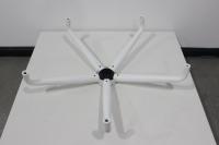 China Modern white detachable office chair base, 700/640mm office chair five-star legs for sale