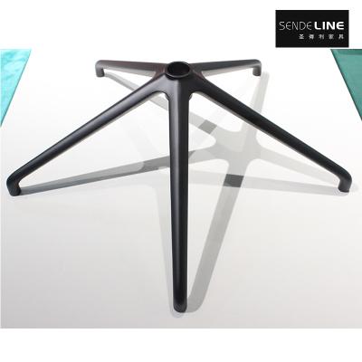 China High-quality aluminum alloy office chair base, black 650mm diameter leisure chair 5-star legs for sale