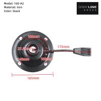 China 160mm Diameter 2.0mm Thickness 100X100cm Hole Size Iron Office Chair Mechanism with Handle Adjustment for sale