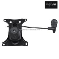 China Steel Office Chair Mechanism with 245X175mm Specification and 150X215mm Installation Spray Black Surface for sale