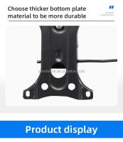 China Steel Office Chair Mechanism with 245X175mm Specification and 150X215mm Installation Spray Black Surface for sale