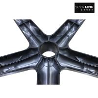 China High-quality 800mm diameter aluminum office chair base, bright black 5-star chair legs for sale