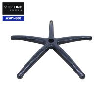China High-quality 800mm diameter aluminum office chair base, bright black 5-star chair legs for sale