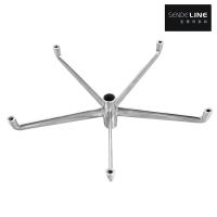 China Unique polished aluminum alloy one-piece die-casting office chair base, 660 diameter 5-star chair legs for sale