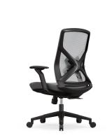 China OfficeChair Featuring Breathable Mesh Fabric Adjustable Armrests and Comfortable Ergonomic Design for sale