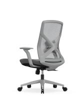 China Adjustable Handrail Office Swivel Chair Breathable Mesh Fabric Ergonomic Design Suitable for Office Desk and Meeting Room for sale