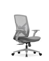 China Adjustable Handrail Office Swivel Chair Breathable Mesh Fabric Ergonomic Design Suitable for Office Desk and Meeting Room for sale