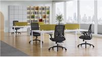 China OfficeChair Featuring Breathable Mesh Fabric Adjustable Armrests and Comfortable Ergonomic Design for sale
