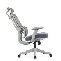 China Adjustable Height Office Swivel Chair Assembly Required Comfortable Padding Breathable Fabric Ideal for Long Hours of Work for sale