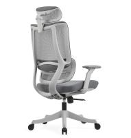 China Adjustable Height Office Swivel Chair Assembly Required Comfortable Padding Breathable Fabric Ideal for Long Hours of Work for sale